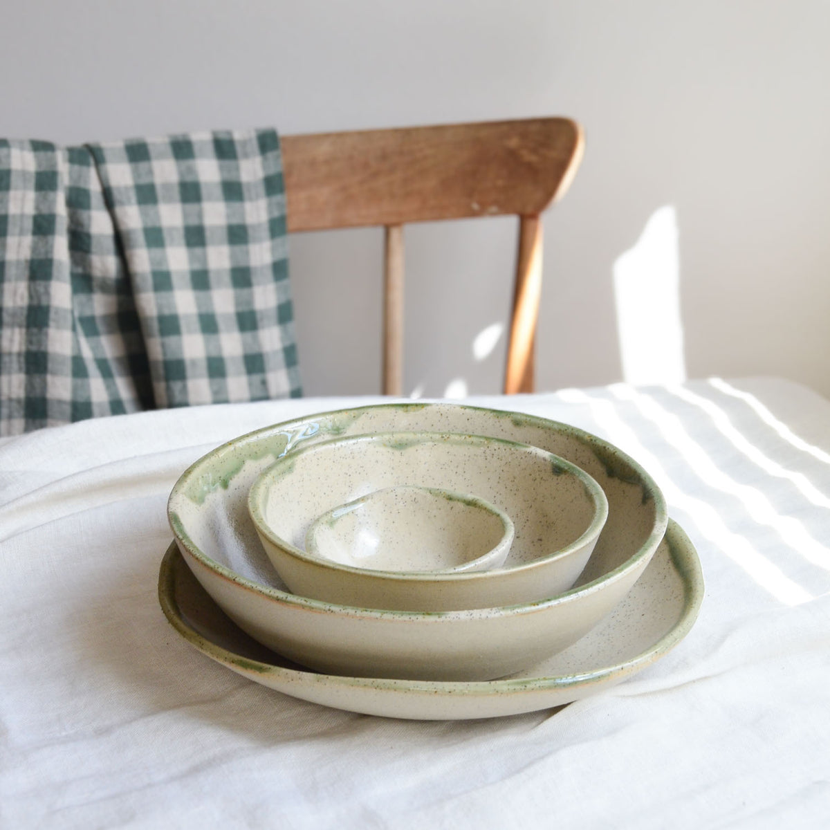 Handmade Christmas bowls ~ Kim Wallace Ceramics Australia