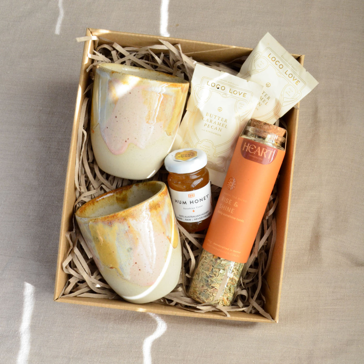 Unique gift set including handmade cup and organic tea ~ handcrafted in ...