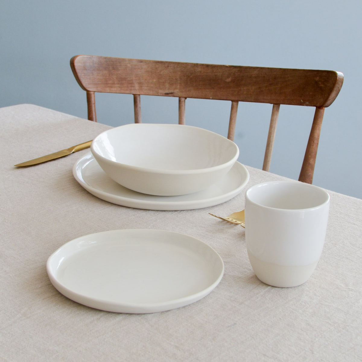 Australian handmade dinner set Classic White ~ KW Ceramics Noosa – Kim ...