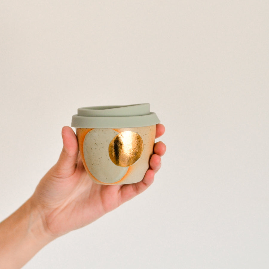 Reusable takeaway cup ~ Eclipse {6oz} – Kim Wallace Ceramics