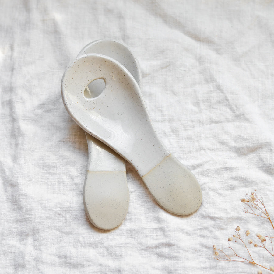 Handmade ceramic salad servers ~ Kim Wallace Ceramics Australia